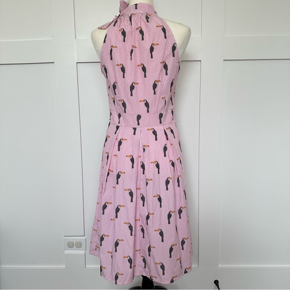 Lungo L’Arno | Dresses | Lungo Larno Toucan Bird Halter Dress | Poshmark